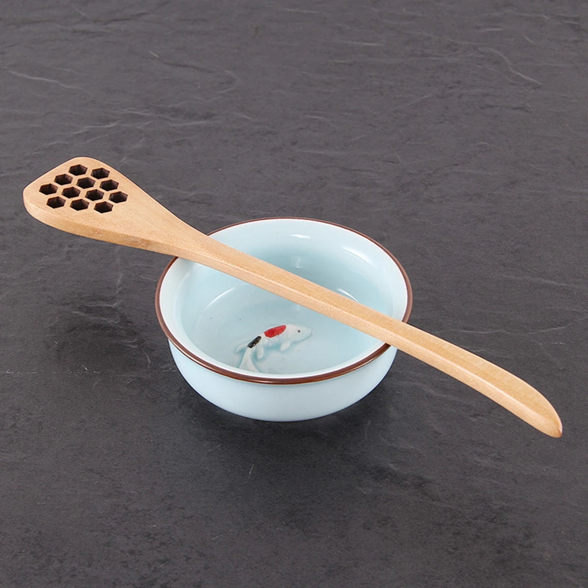 Long Handle Wooden Honey Dipper | Honeycomb Mixing Stick - 1 Pc ...