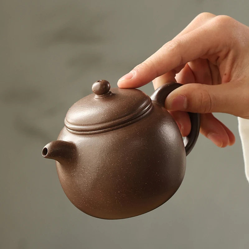 Brown Yixing Purple Clay Teapot | Chinese Tea Pots Oolong Pu'er - 1 Pc ...