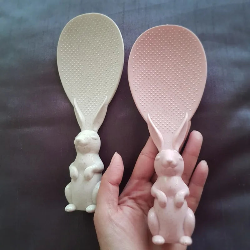 Japanese Rice Paddle Spoon with Cute Rabbit Handle | Best Rice Paddle ...
