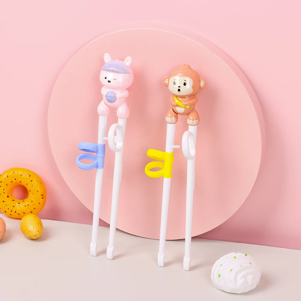 Colorful and Fun Cartoon Animal Training Chopsticks for Kids - 1PC ...