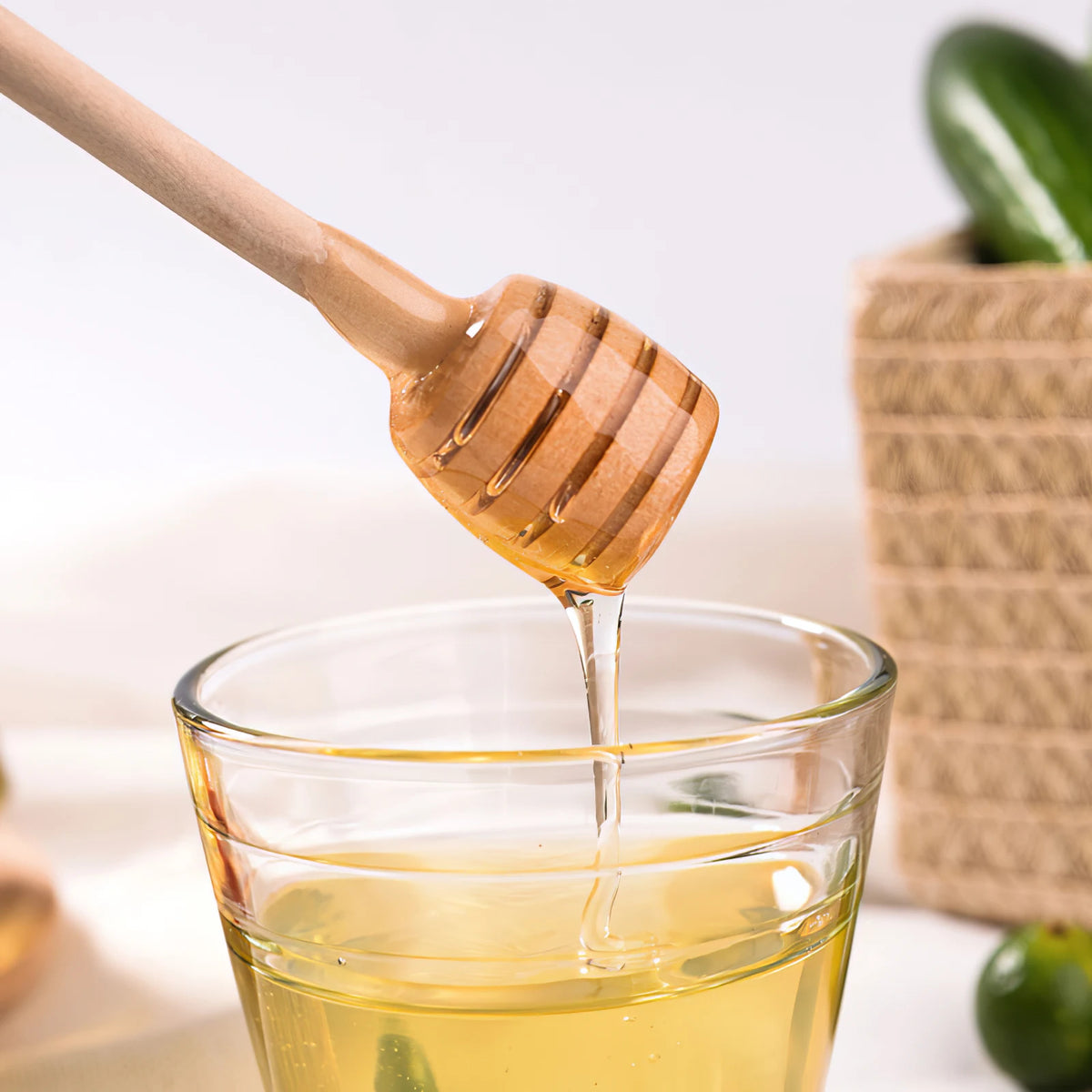Wooden Honey Dipper | Order Long Stick Mixing Spoon - 5/10/25/50 Pc ...