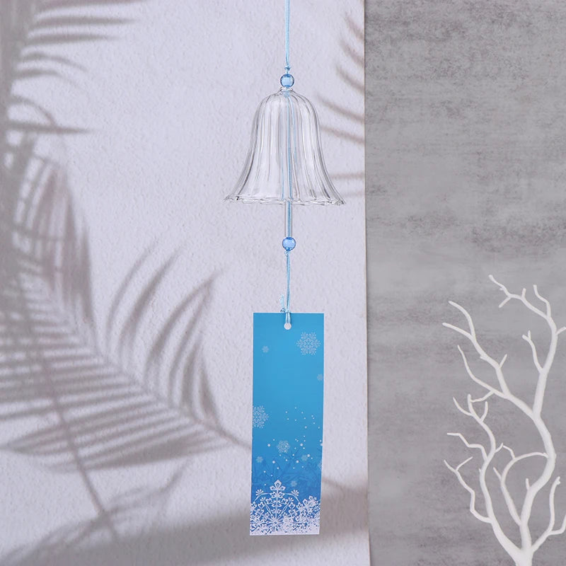 Blue Bell Clear Glass Japanese Wind Chimes | Buy Outdoor Furin - 1 Pc ...